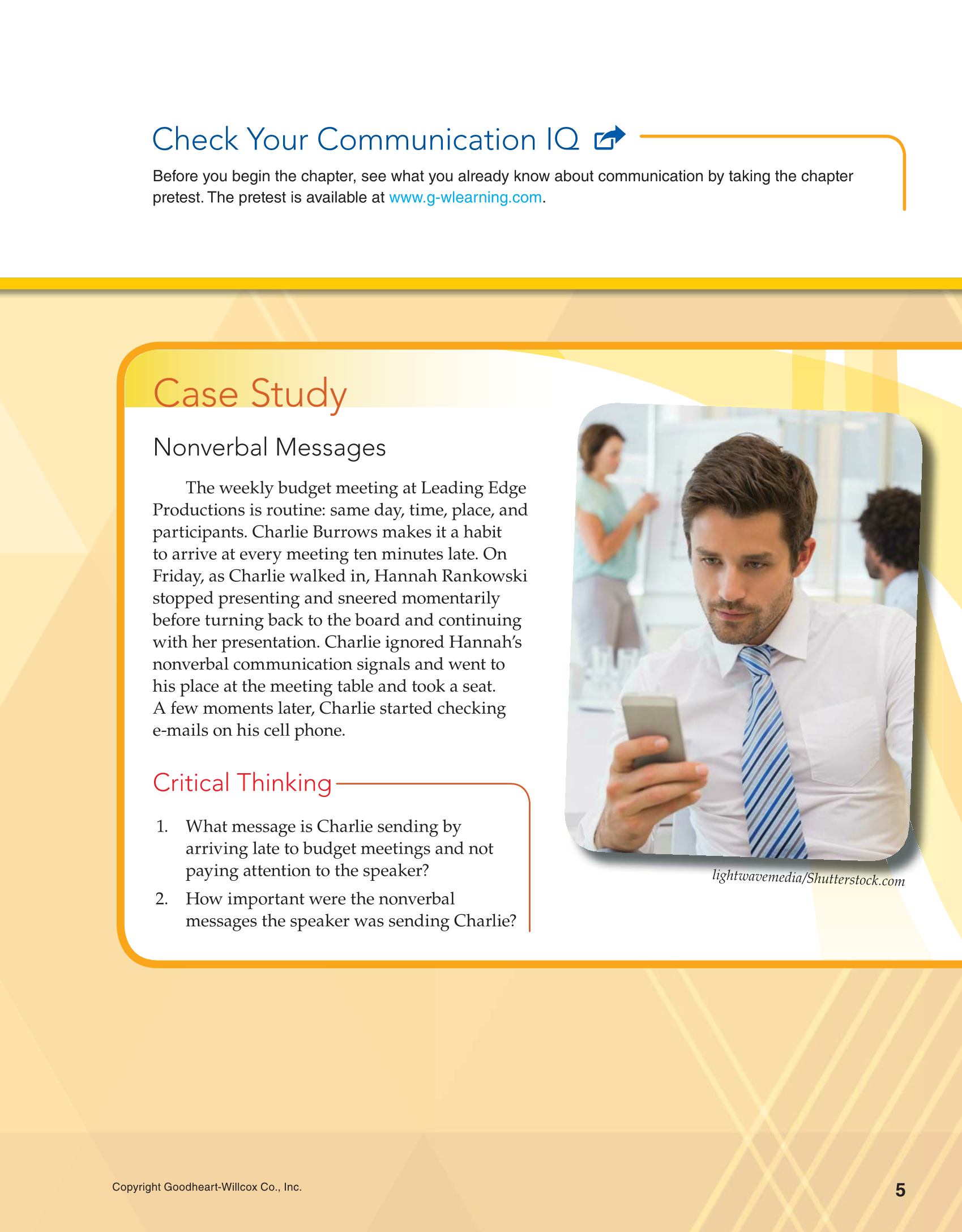 Professional Communication, 1st Edition page 4