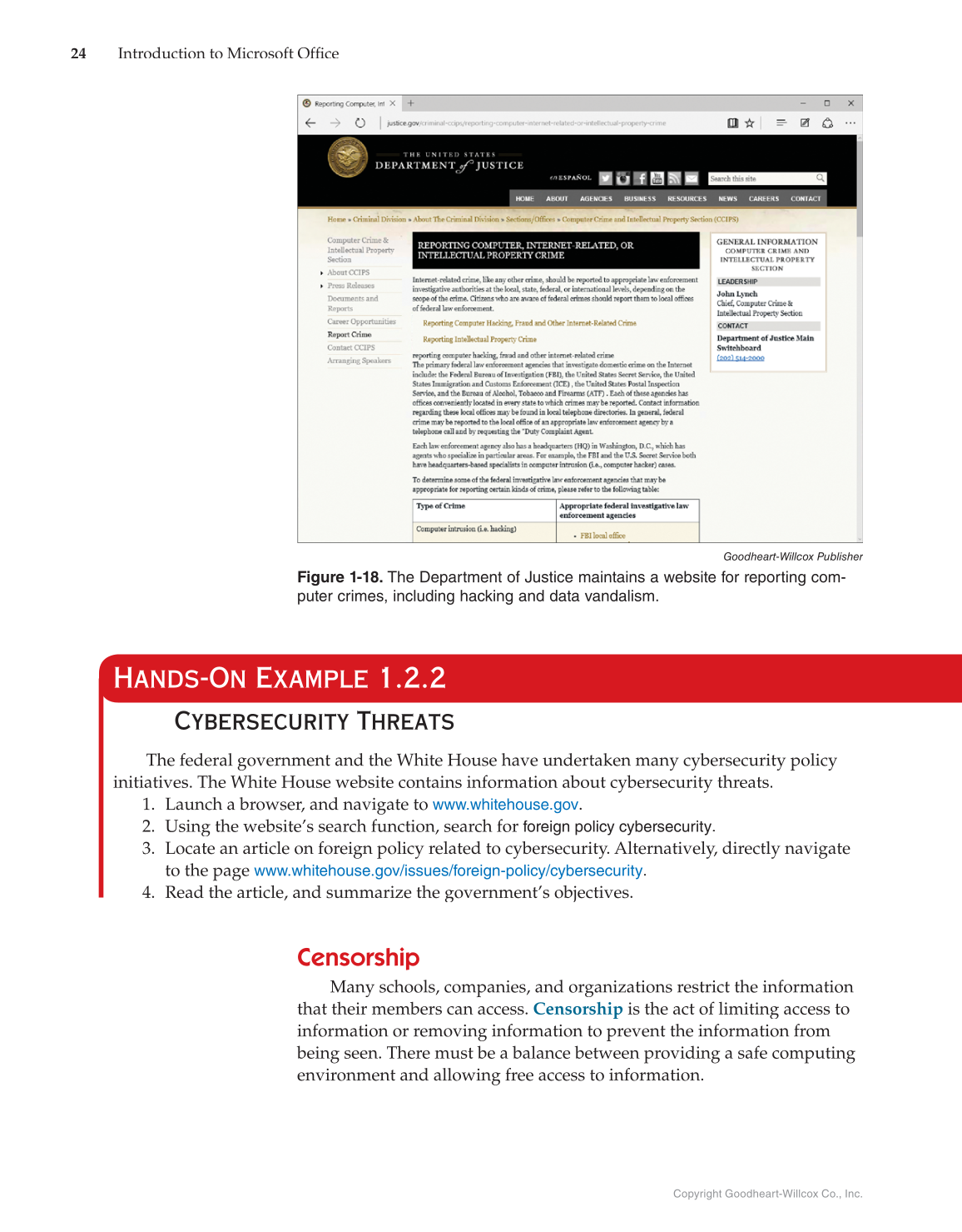 Introduction to Microsoft Office 2016, 1st Edition page 24