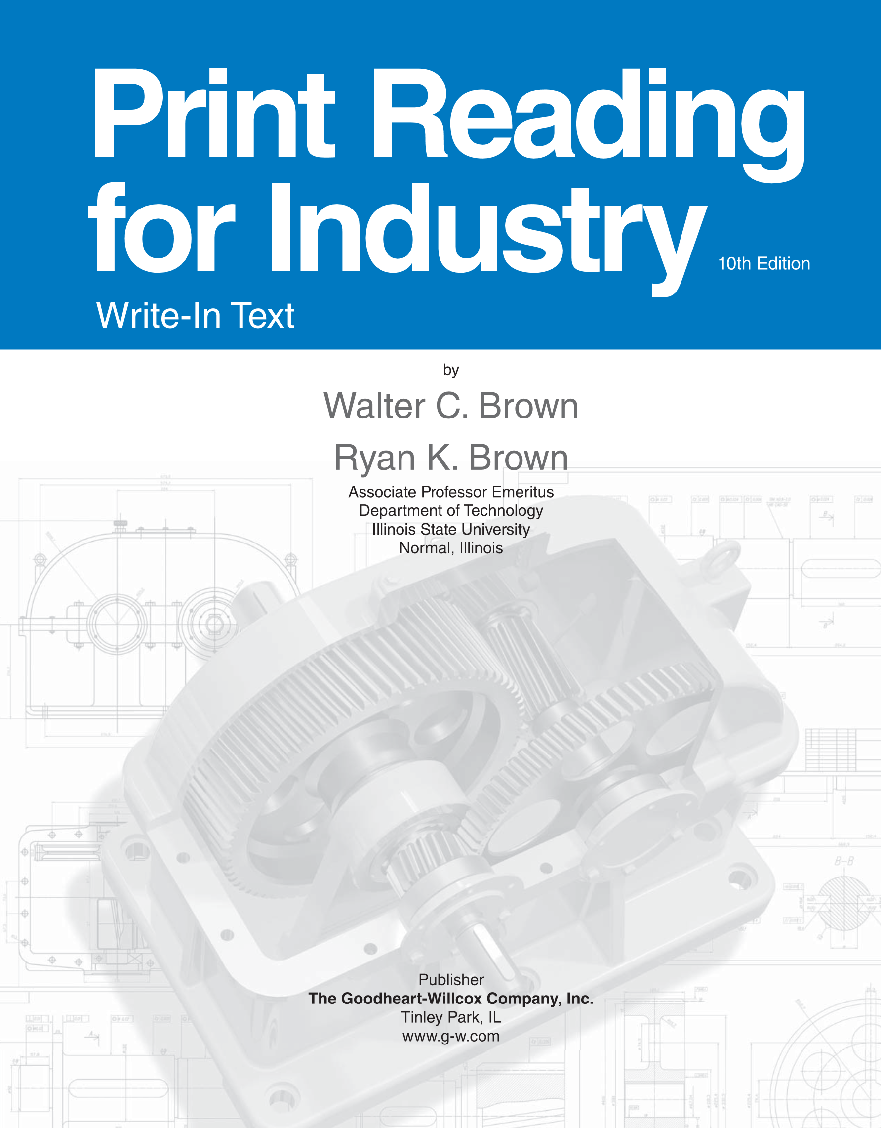Print Reading for Industry, 10th Edition page i