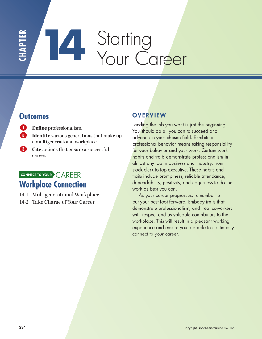 Connect to Your Career 3e page 224