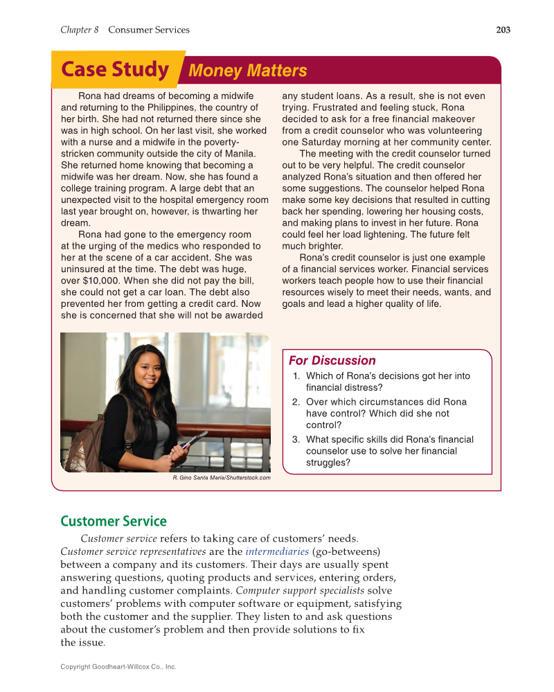 Principles of Human Services 2e, Textbook page 203