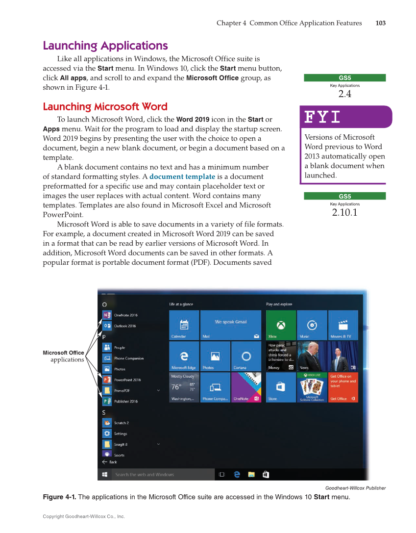 Introduction to Microsoft Office 2019, 2nd Edition page 102
