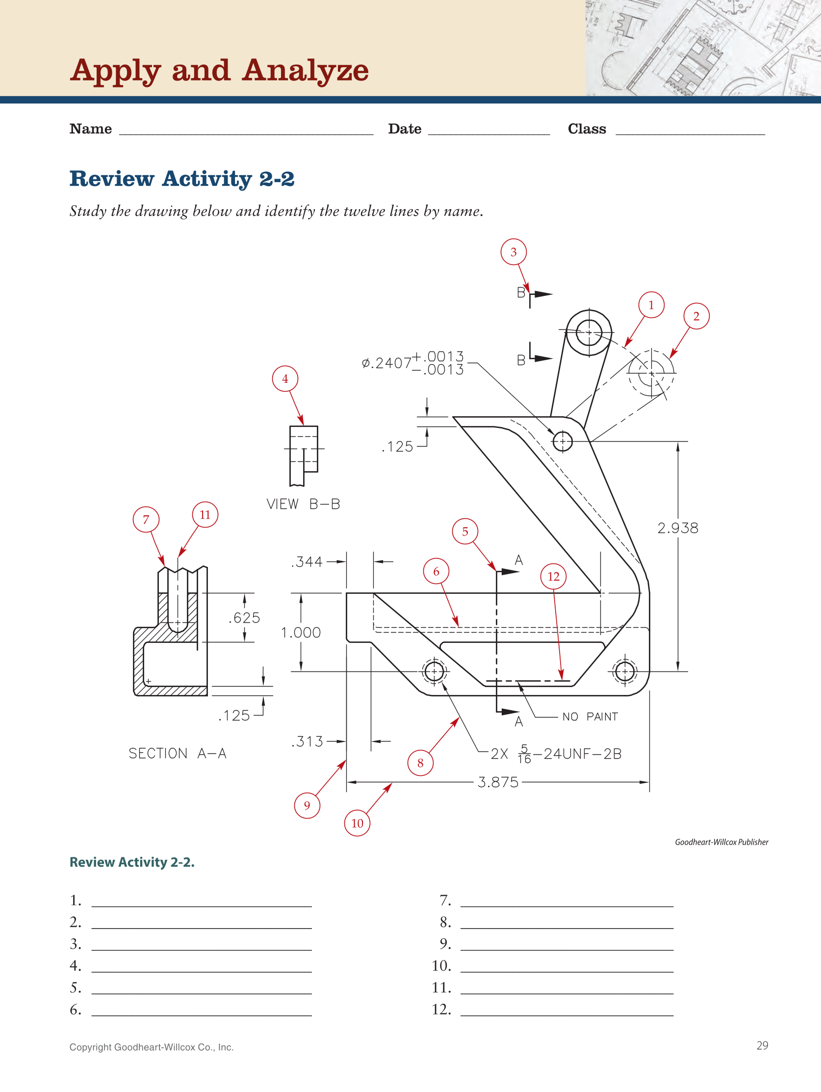 Print Reading for Industry 11e, Online Textbook page 28