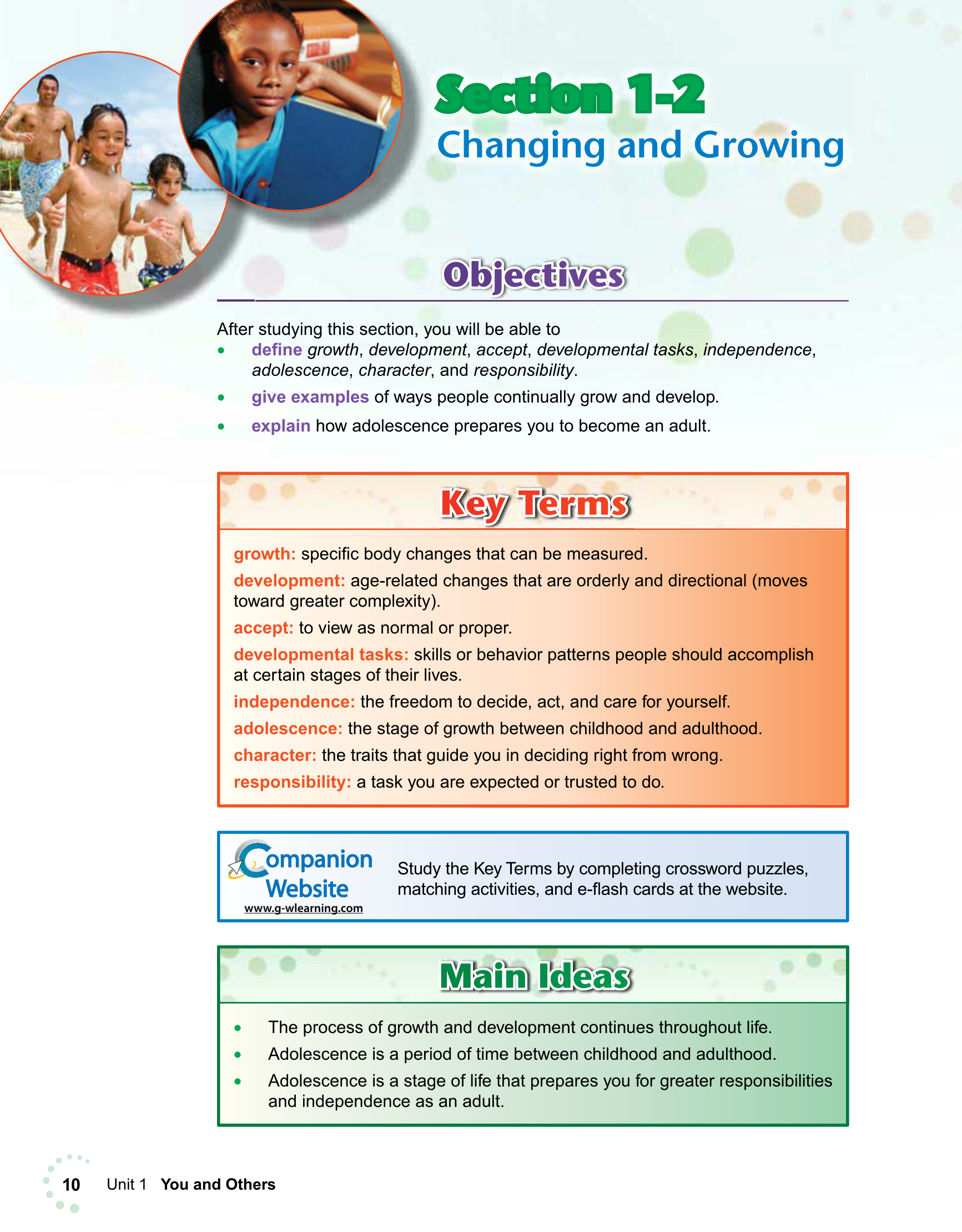 Exploring Life and Career, 6th Edition page 10