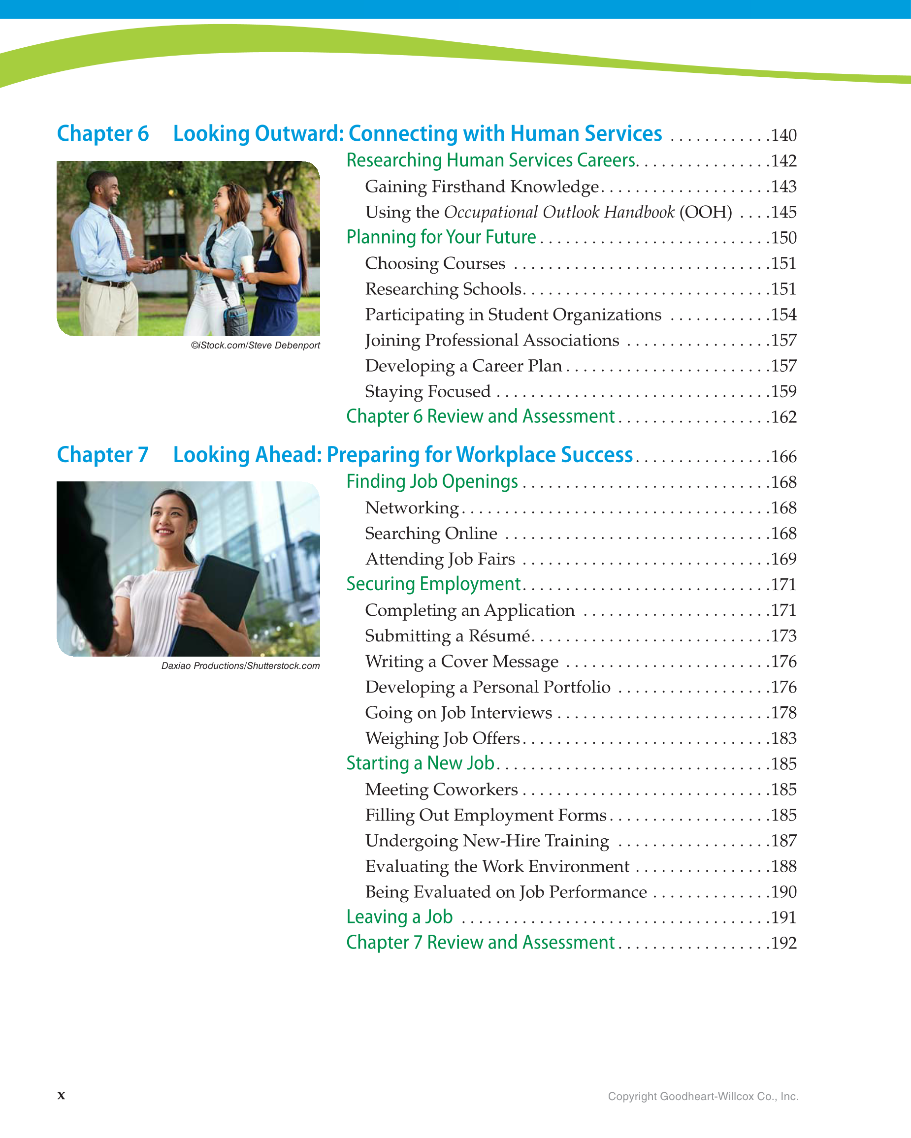 Principles of Human Services, 1st Edition page ix