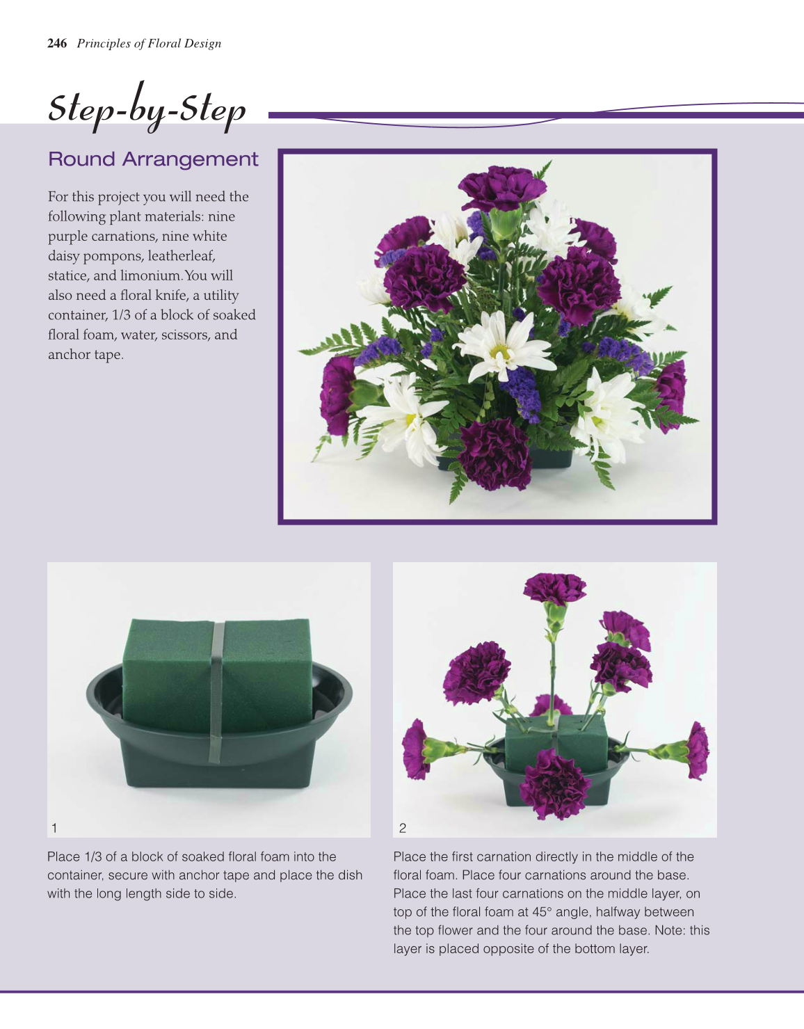 Principles of Floral Design, 1st Edition page 246