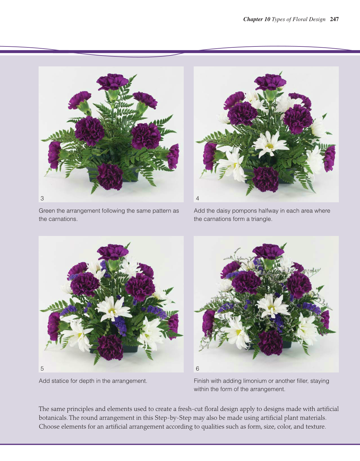 Principles of Floral Design, 1st Edition page 247