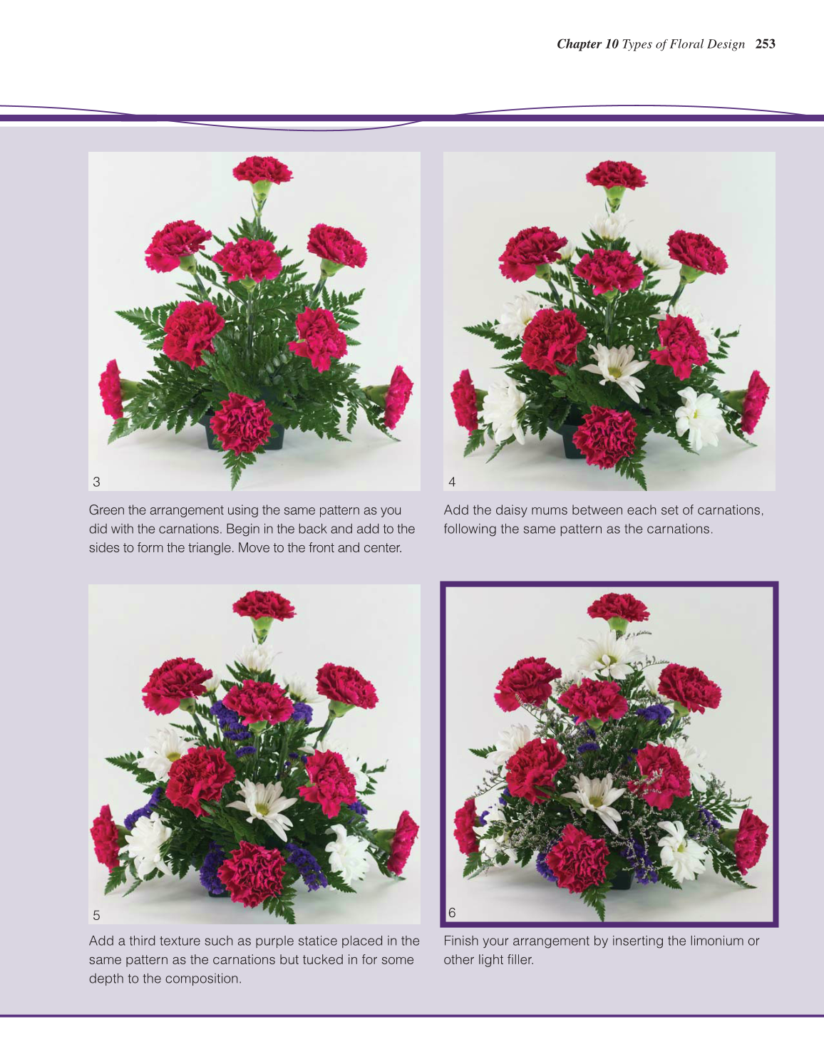 Principles of Floral Design, 1st Edition page 254