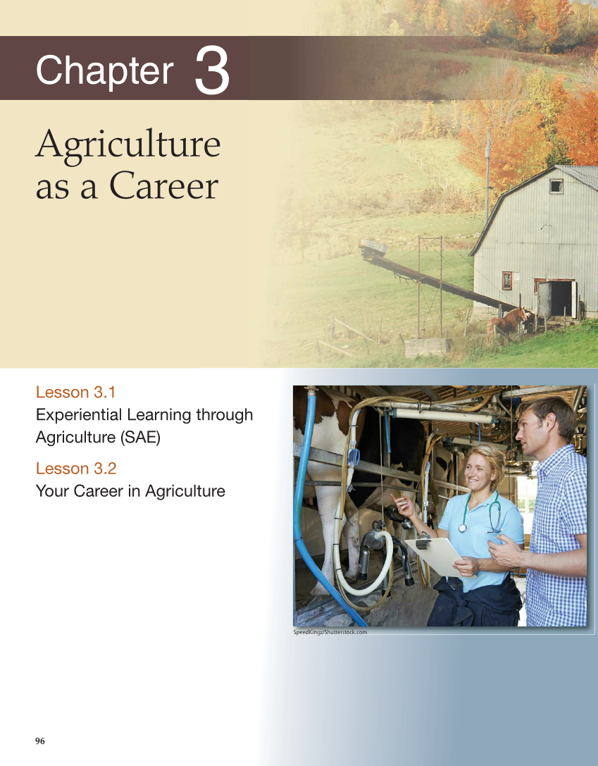 Principles of Agriculture, Food, and Natural Resources, 1st Edition page 96