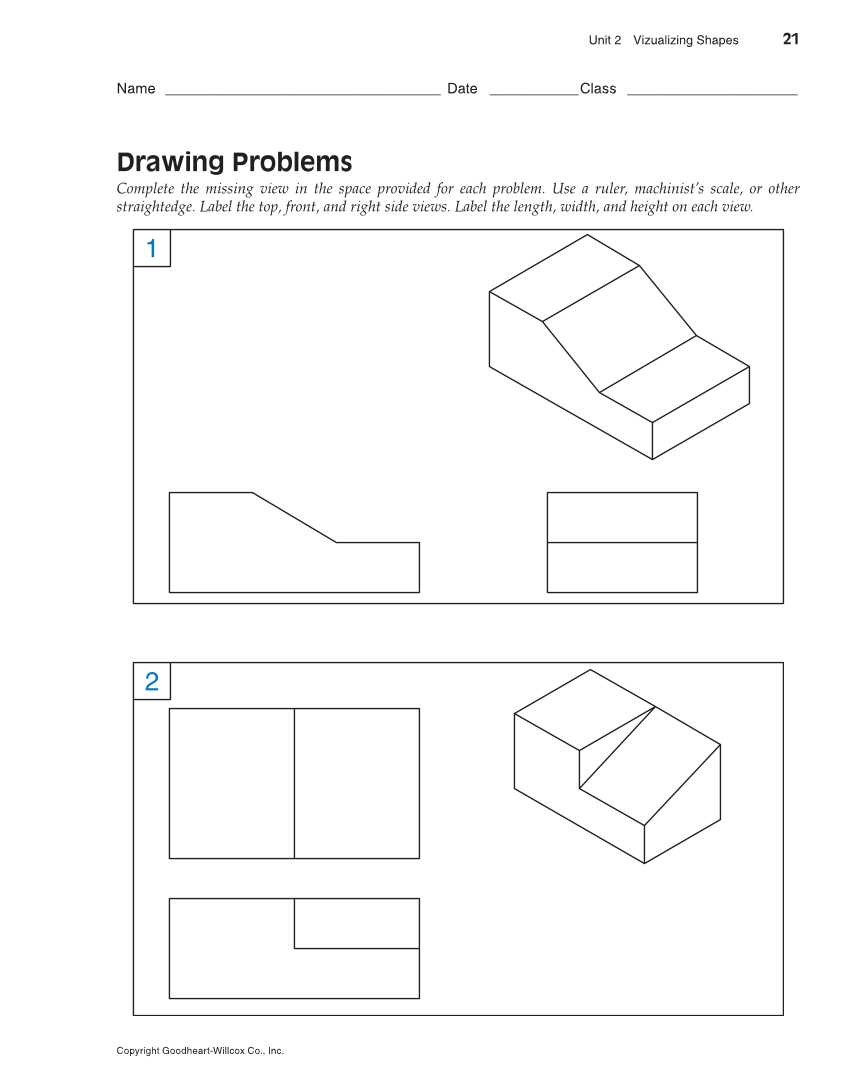Machine Trades Print Reading, 6th Edition page 21