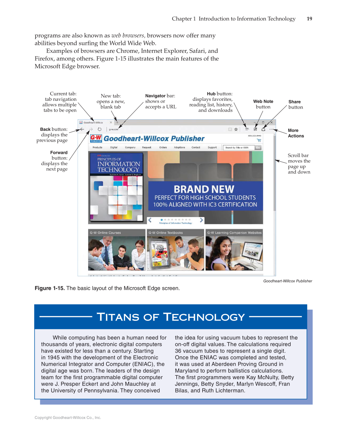 Introduction to Microsoft Office 2016, 1st Edition page 19