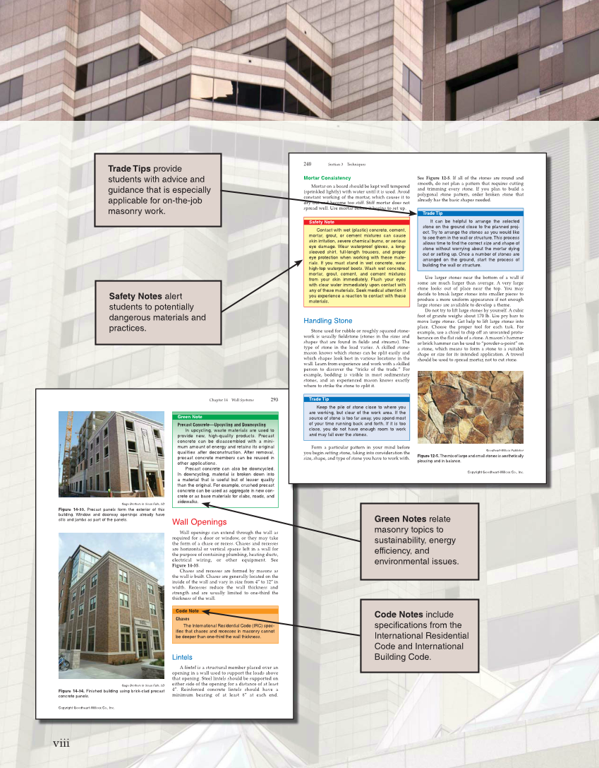Modern Masonry: Brick, Block, Stone, 8th Edition page ix