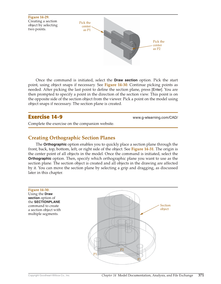 AutoCAD and Its Applications—Comprehensive 2020, 27th Edition page 372