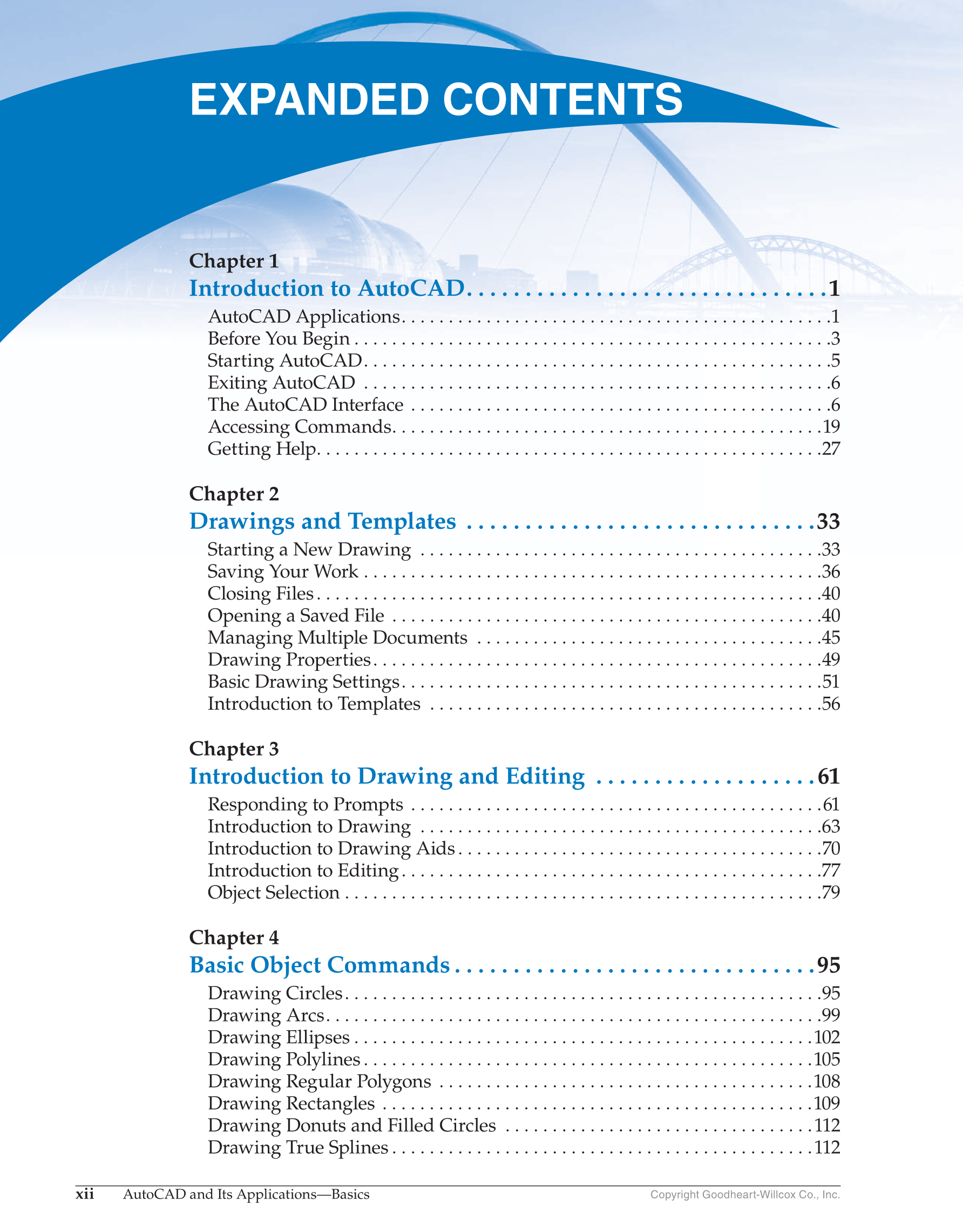 AutoCAD and Its Applications—Basics 2020, 27th Edition page xii