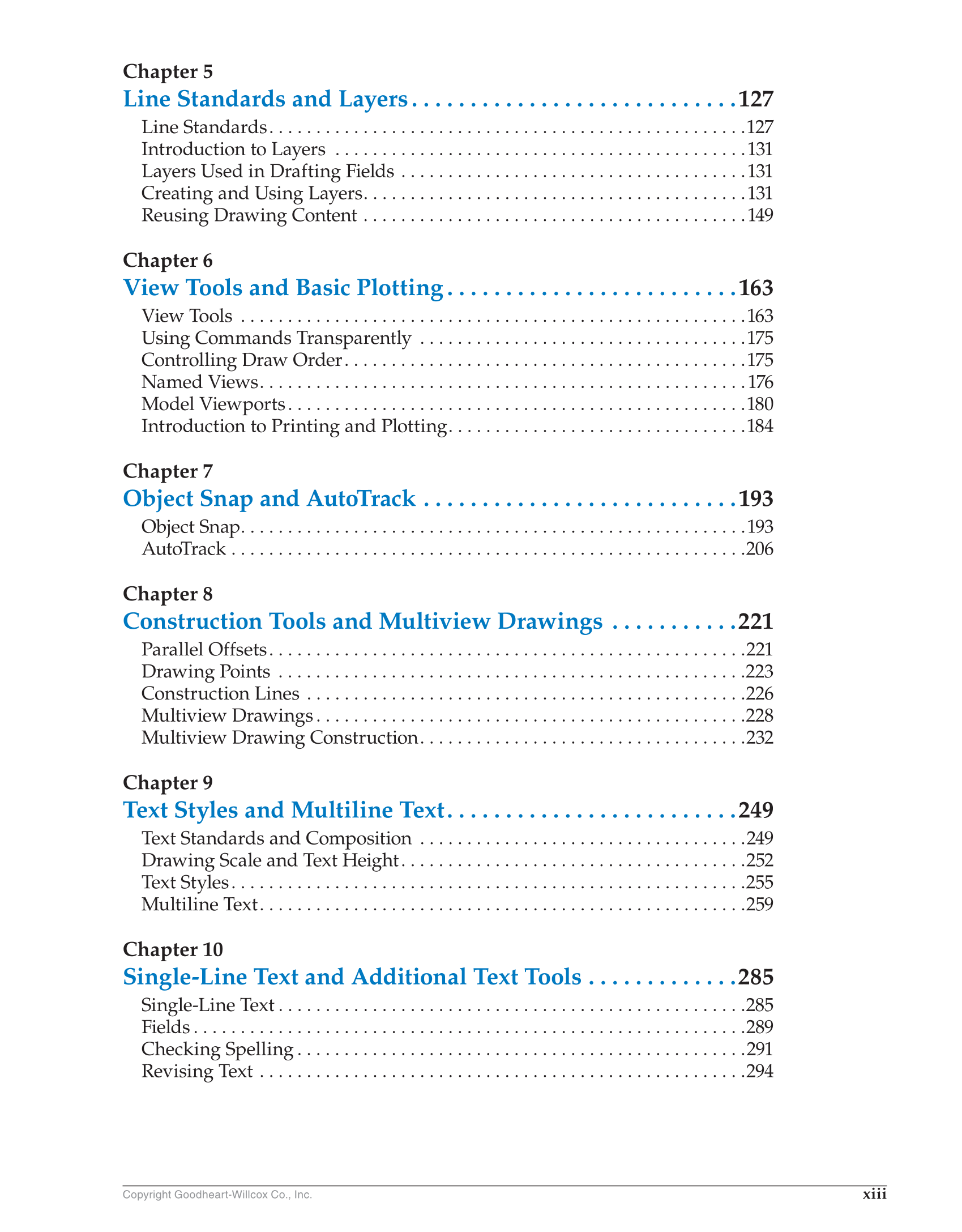 AutoCAD and Its Applications—Basics 2020, 27th Edition page xii