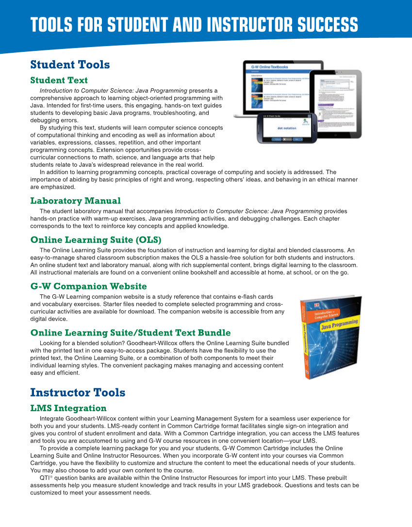Introduction to Computer Science: Java Programming, 1st Edition page x