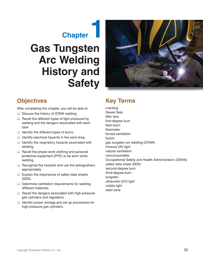 Gas Tungsten Arc Welding Handbook, 7th Edition page 11