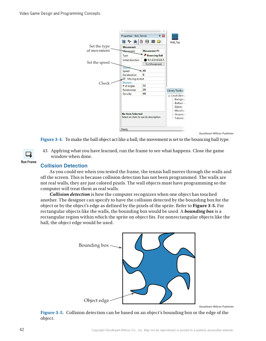 Video Game Design and Programming Concepts, 1st Edition page 42