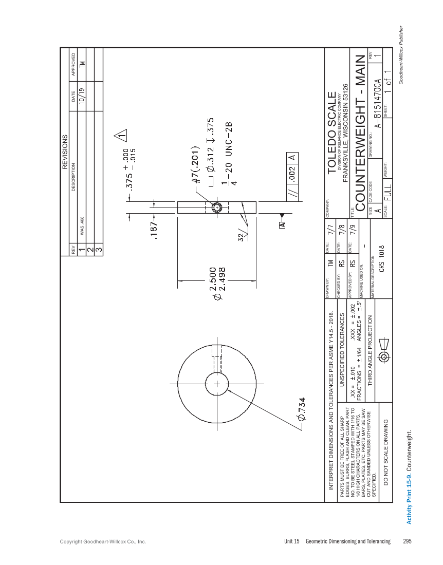 Machine Trades Print Reading 7e page 295
