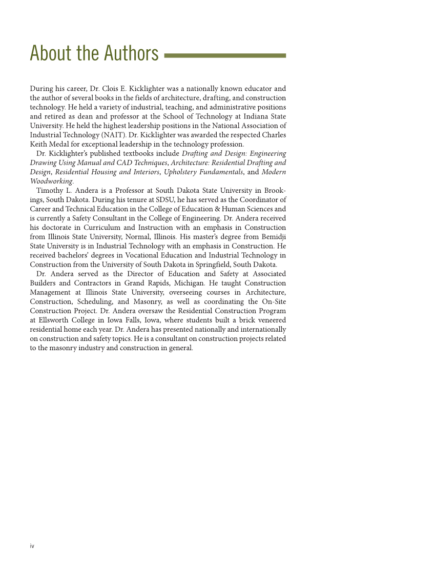 Modern Masonry: Brick, Block, Stone 9e, Textbook page iv