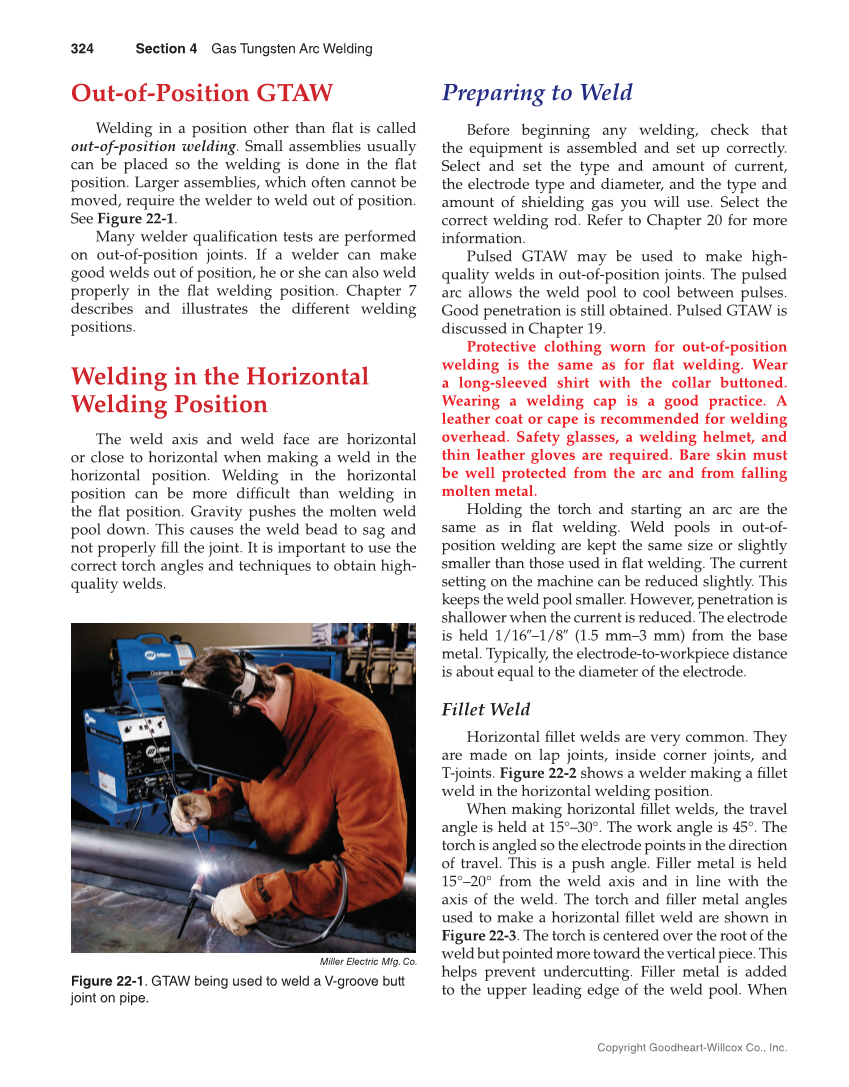 Welding Fundamentals 6e, Textbook page 323