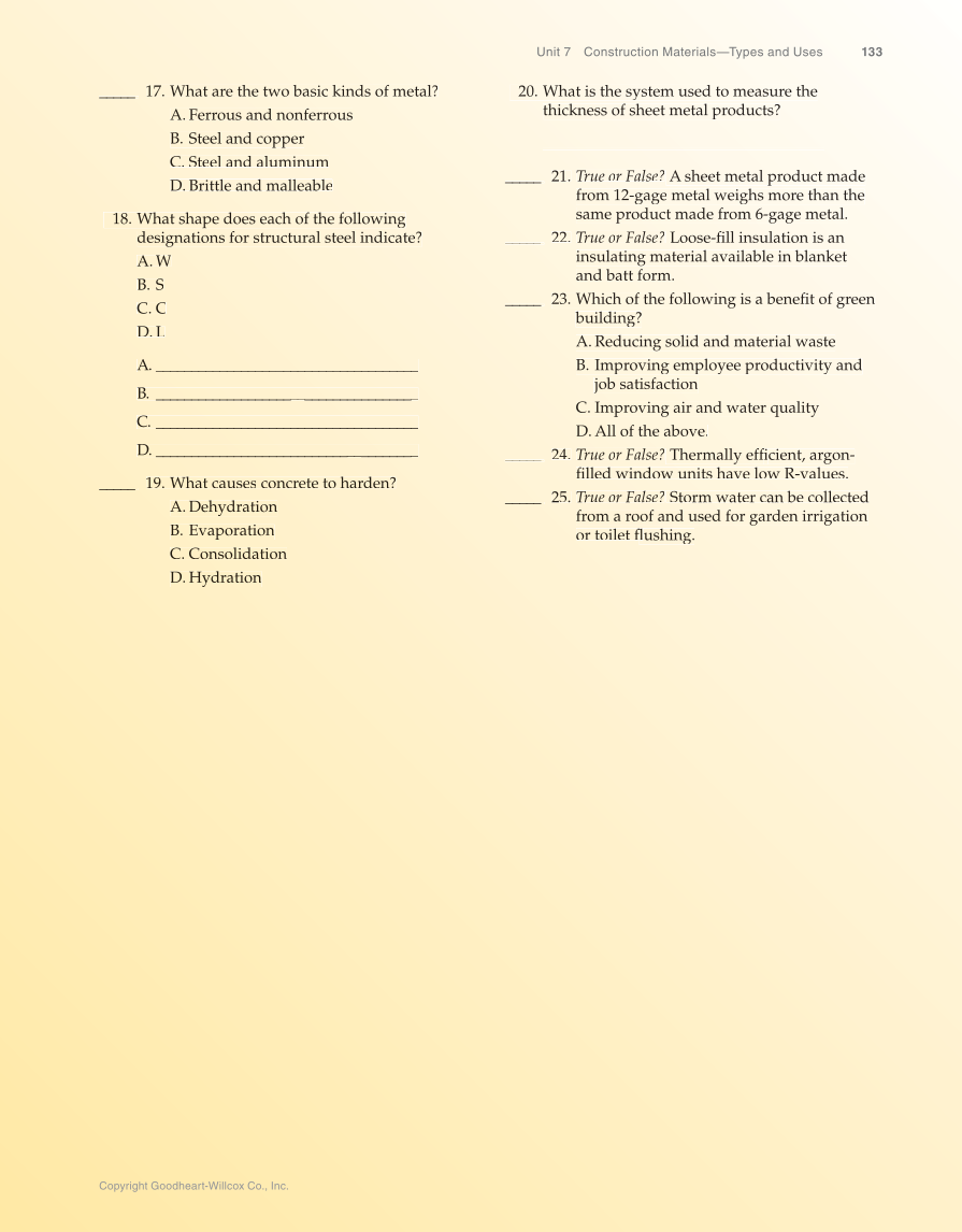 Print Reading for Construction, 7th Edition page 133