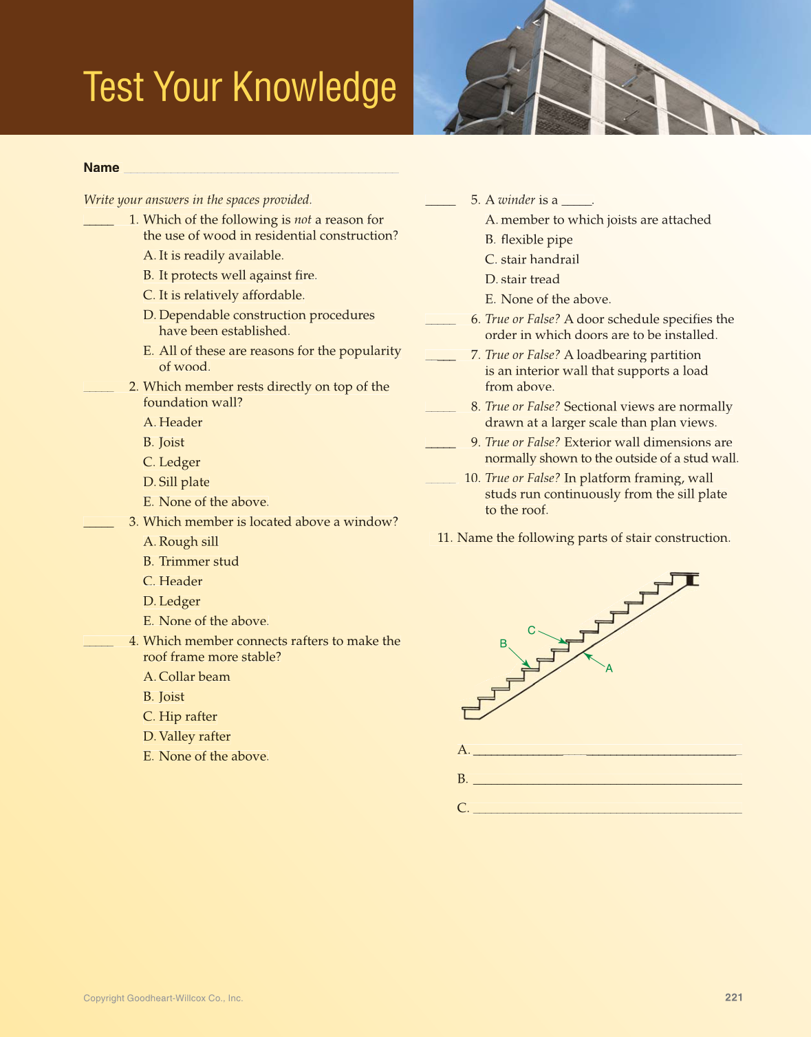 Print Reading for Construction, 7th Edition page 220