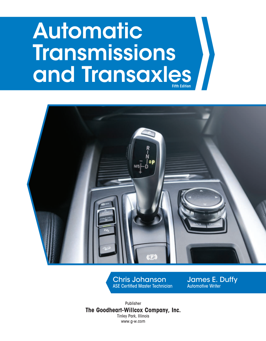 Automatic Transmissions and Transaxles, 5th Edition, Online Textbook page 1