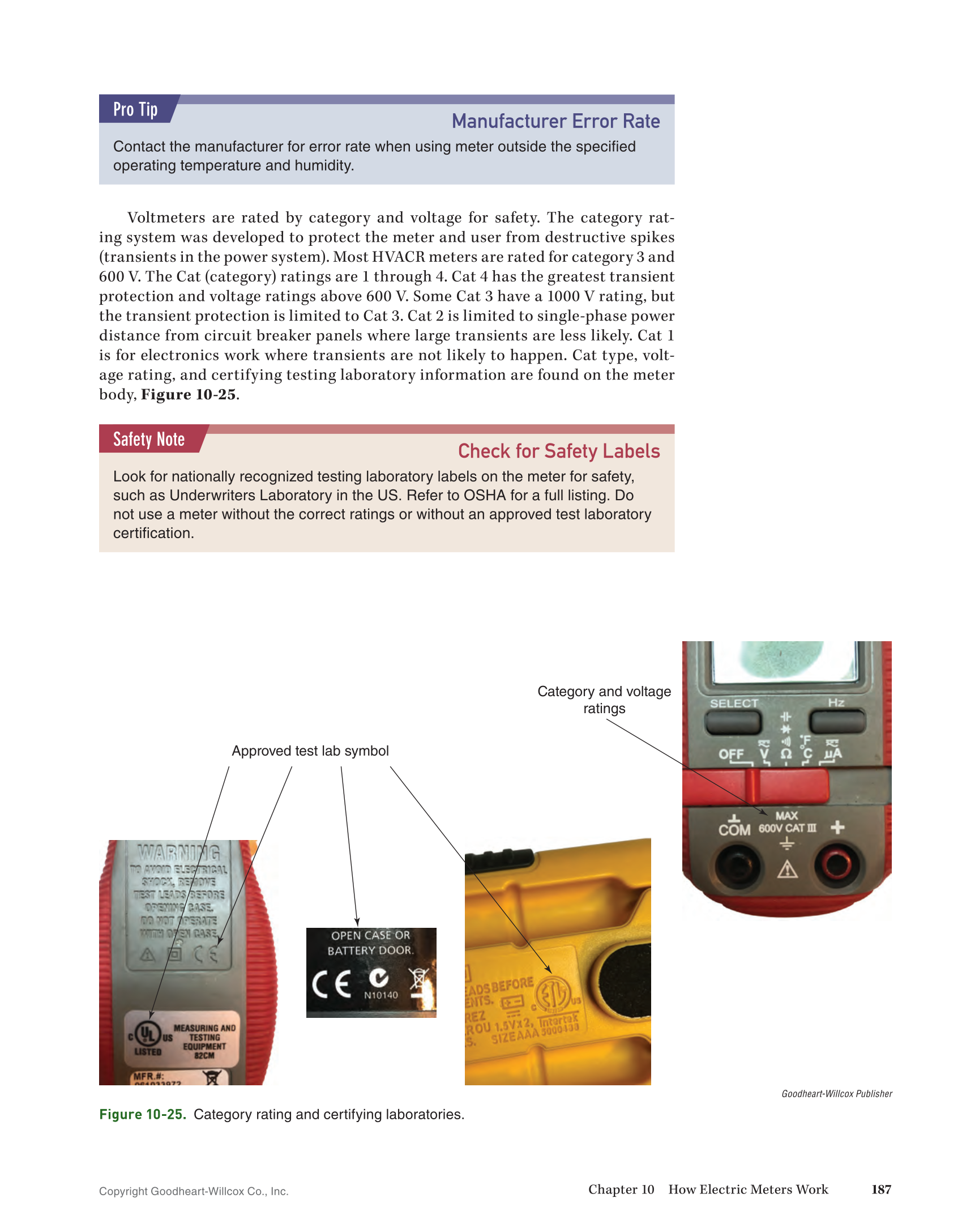 Essential Electrical Skills for HVACR: Theory and Labs, Textbook page 187